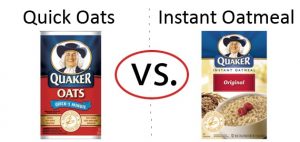 Nutrition Faceoff: Quaker Quick Oats vs. Instant | HealthCastle.com